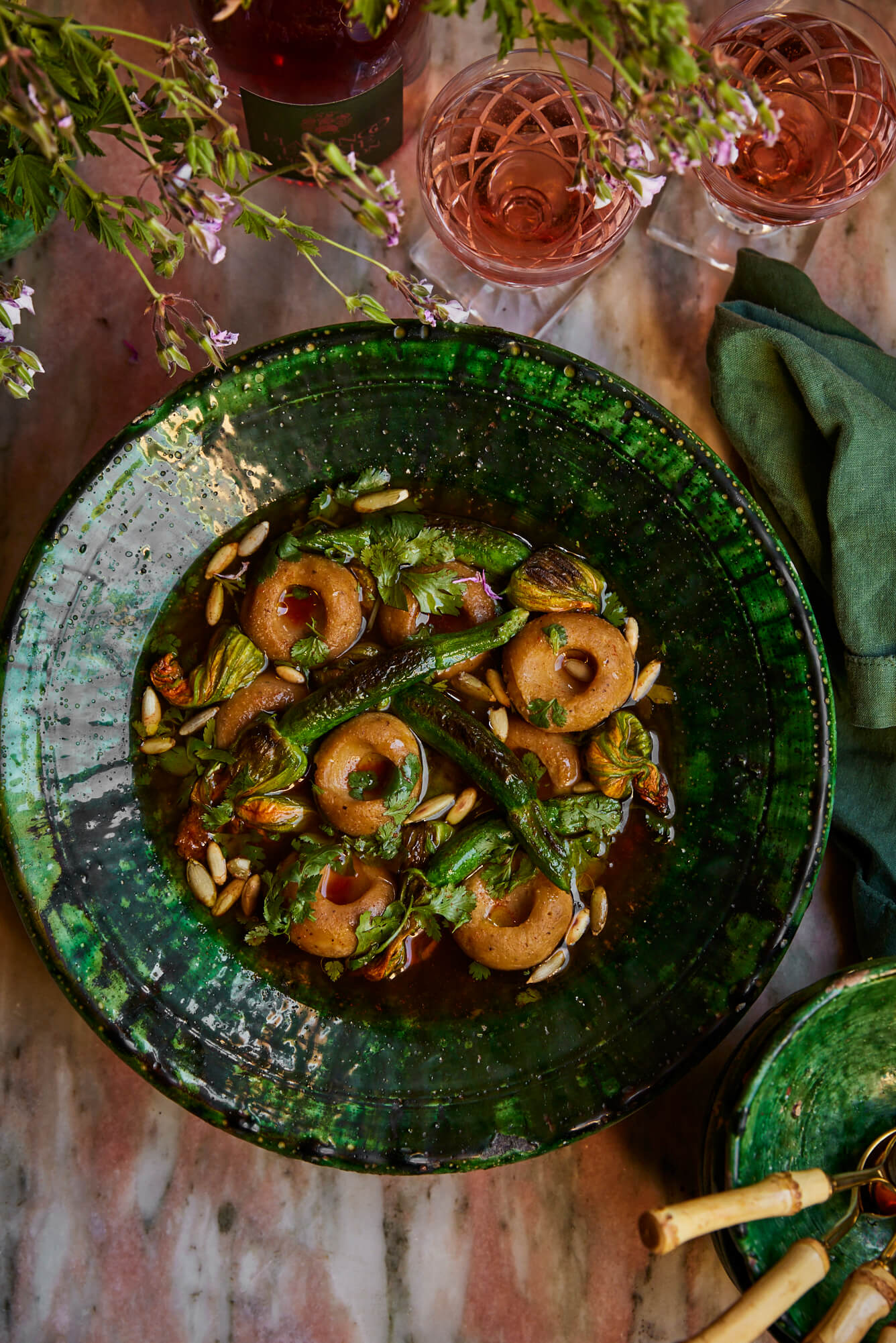 Chochoyotes In Spiced Broth with Salsa Verde – Flamingo Estate