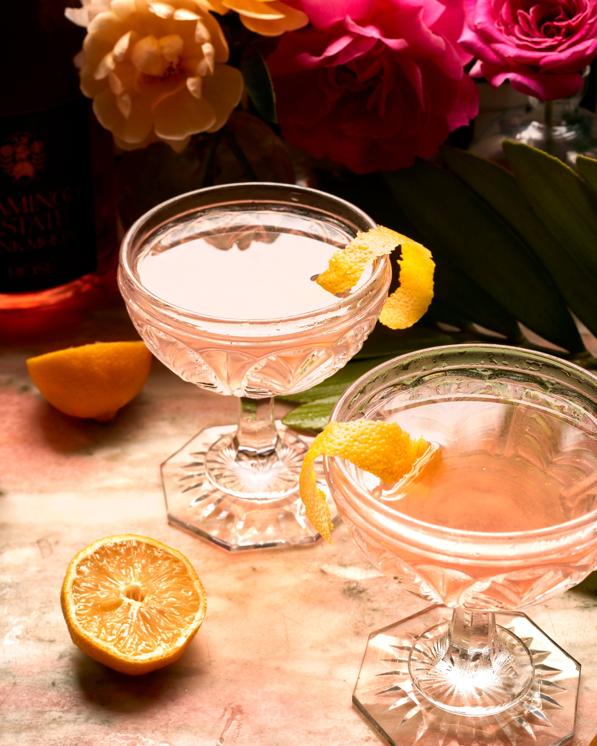 Pink French Cocktail – Flamingo Estate